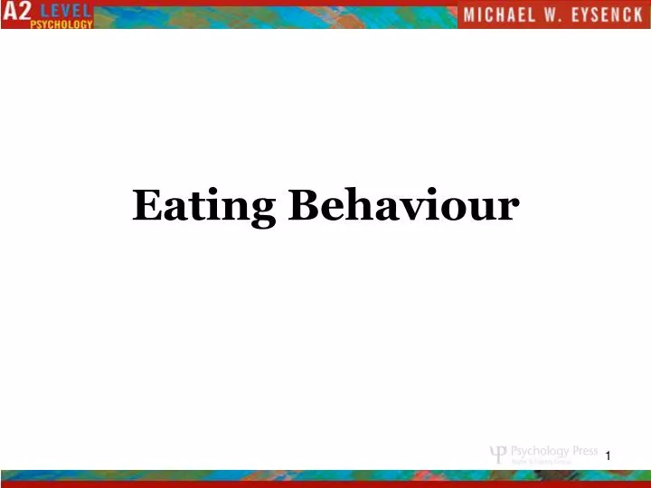 PPT - Eating Behaviour PowerPoint Presentation, free download - ID:1020110