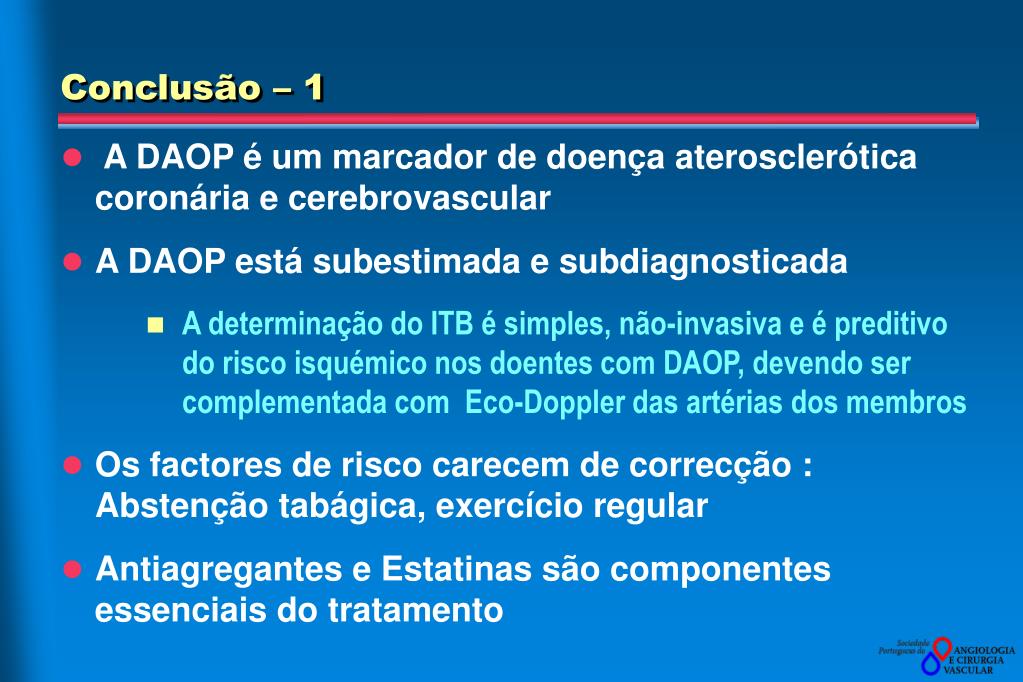 PPT - Doença arterial obstrutiva periférica (DAOP) PowerPoint ...