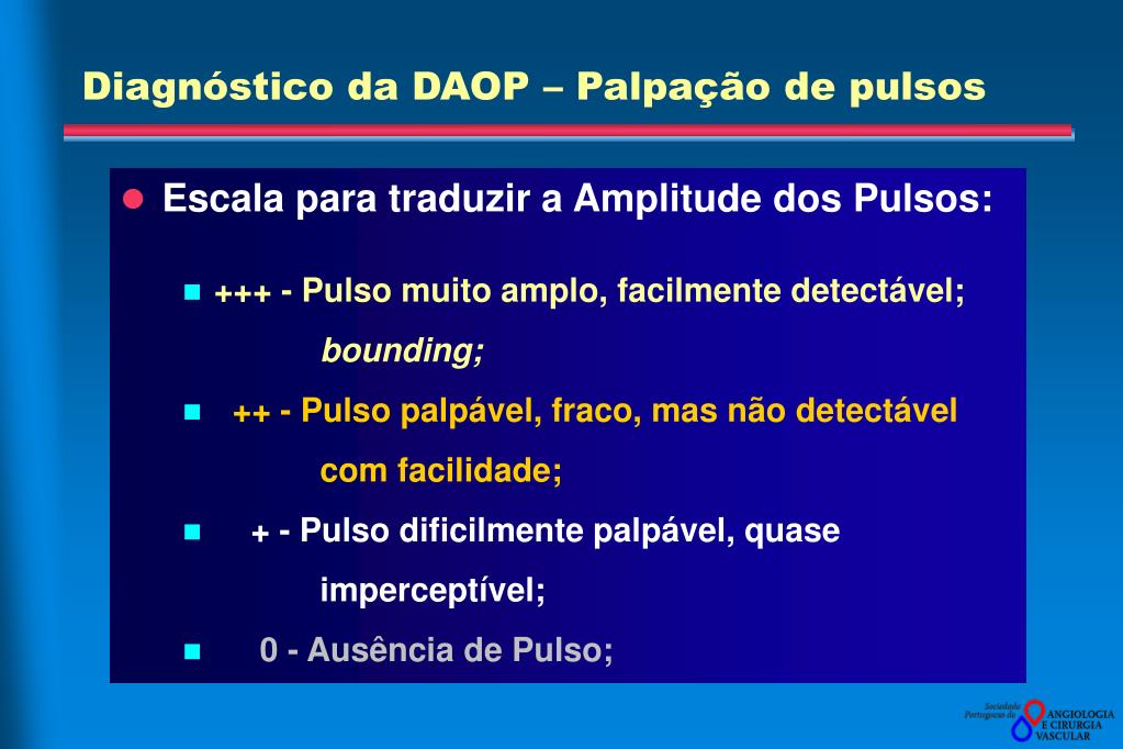 PPT - Doença arterial obstrutiva periférica (DAOP) PowerPoint ...