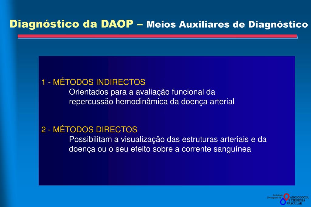 PPT - Doença arterial obstrutiva periférica (DAOP) PowerPoint ...