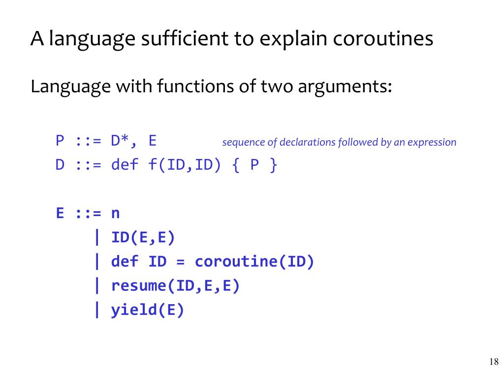 Ppt Lecture 5 Implementing Coroutines Compile Ast To Bytecode Bytecode Interpreter Powerpoint
