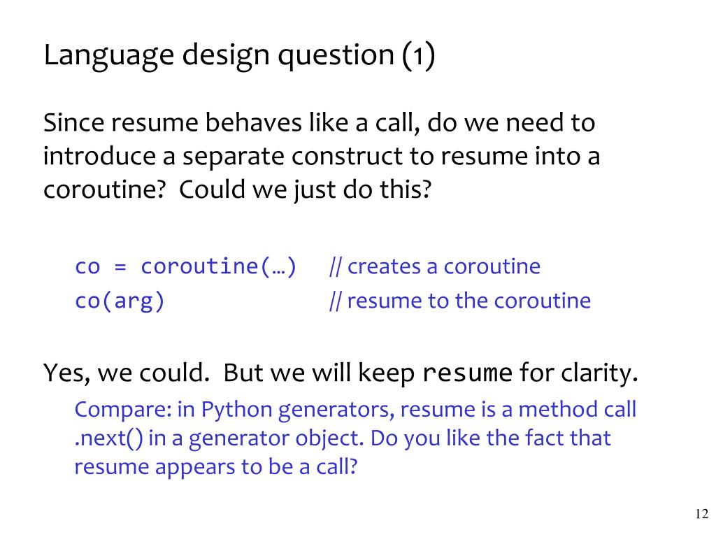 Ppt Lecture 5 Implementing Coroutines Compile Ast To Bytecode Bytecode Interpreter Powerpoint