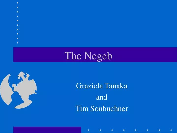 PPT - The Negeb PowerPoint Presentation, free download - ID:1021007