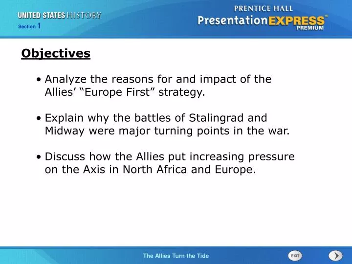 PPT - Analyze the reasons for and impact of the Allies’ “Europe First ...
