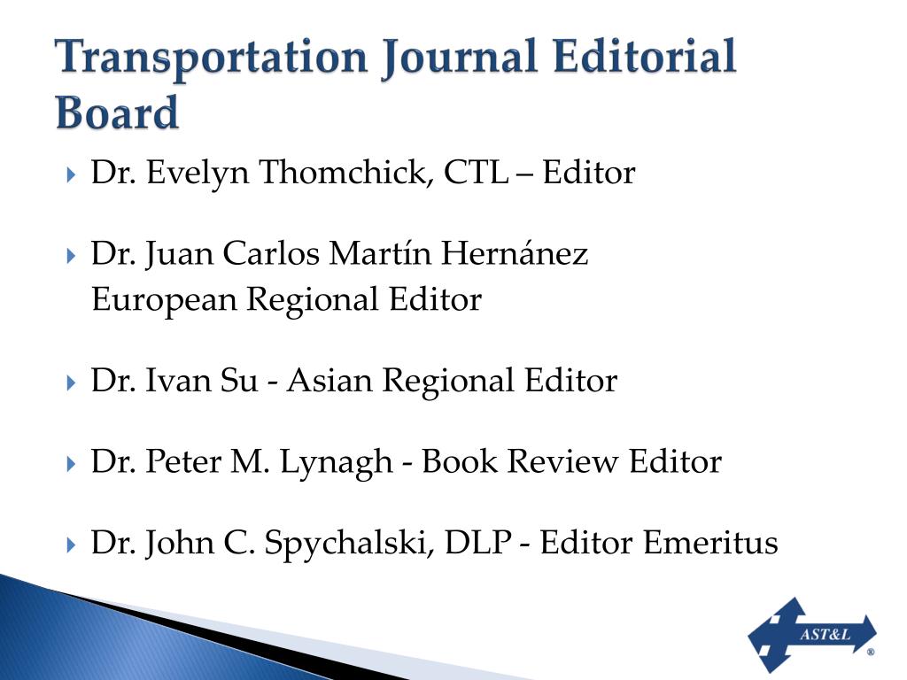 PPT - American Society of Transportation and Logistics PowerPoint ...
