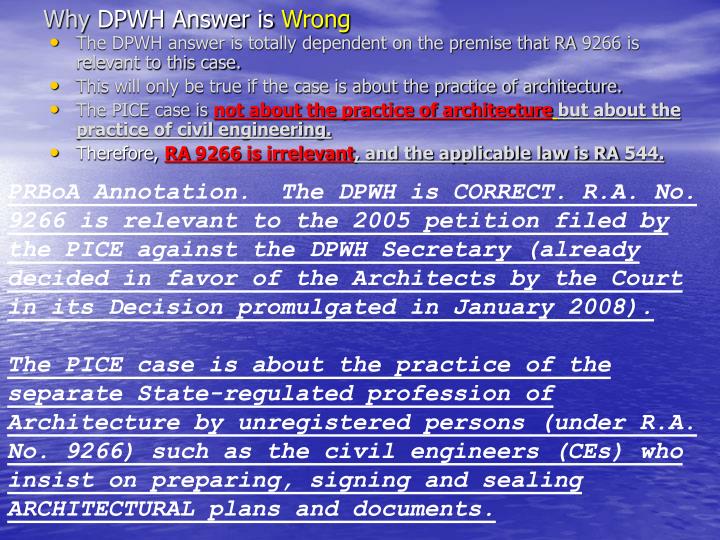 PPT - Revised IRR of National Building Code – Why is an Injunction ...