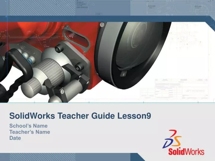 PPT - SolidWorks Teacher Guide Lesson9 PowerPoint Presentation, free ...
