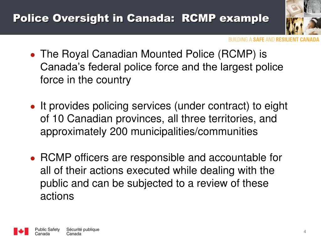 PPT - Police Oversight and the Bolstering of Public Trust Canadian ...