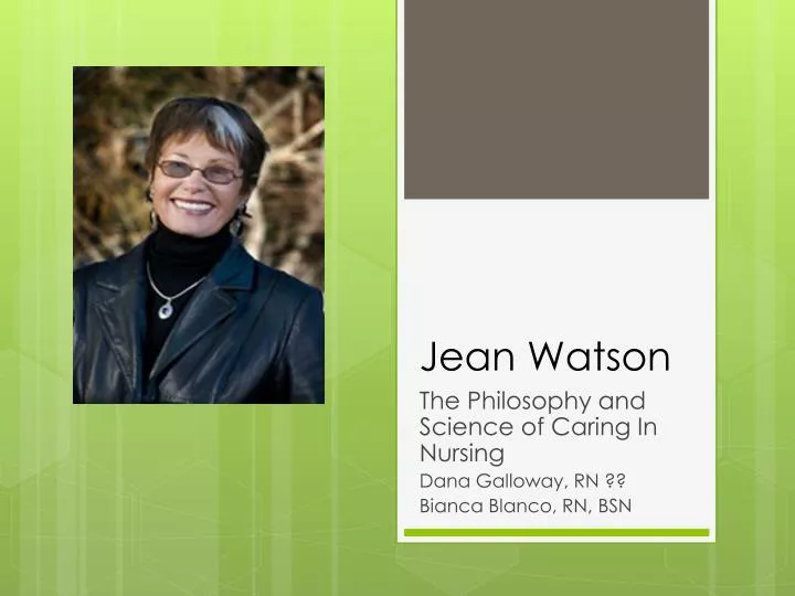 PPT - Jean Watson PowerPoint Presentation, free download - ID:1024558