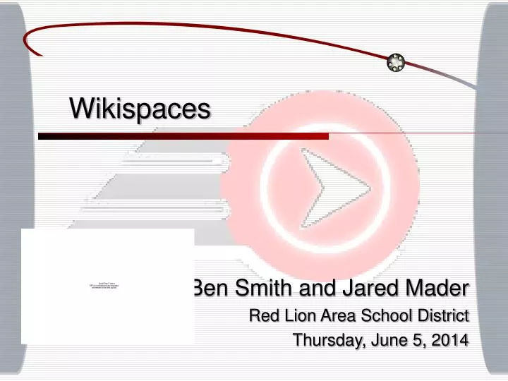 PPT - Wikispaces PowerPoint Presentation, free download - ID:1026687