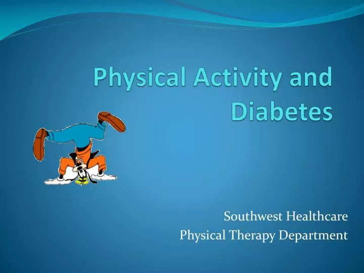PPT - Physical Activity and Diabetes PowerPoint Presentation, free ...