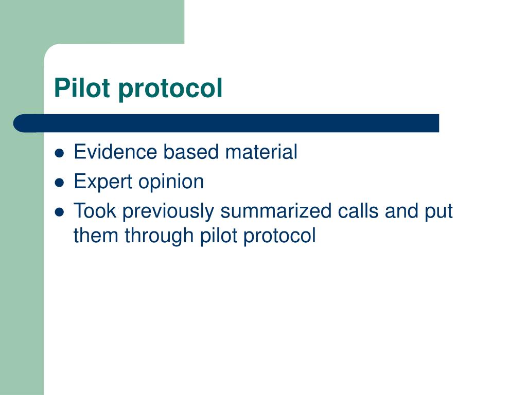 PPT - Quality Improvement Project to Develop a Telephone Protocol to ...
