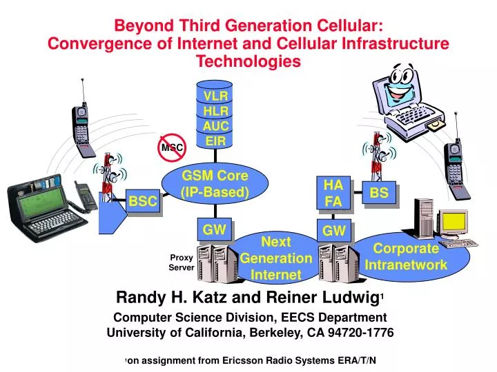 PPT - Beyond Third Generation Cellular: Convergence of Internet and ...