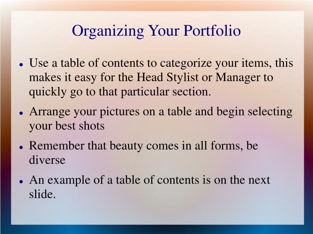 PPT - How To Create Your Cosmetology Portfolio by Mi-lintee www ...