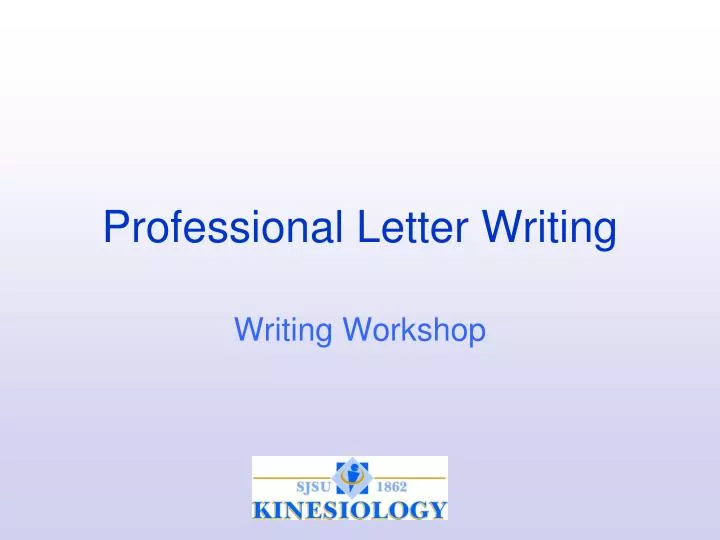 PPT - Professional Letter Writing PowerPoint Presentation, free ...