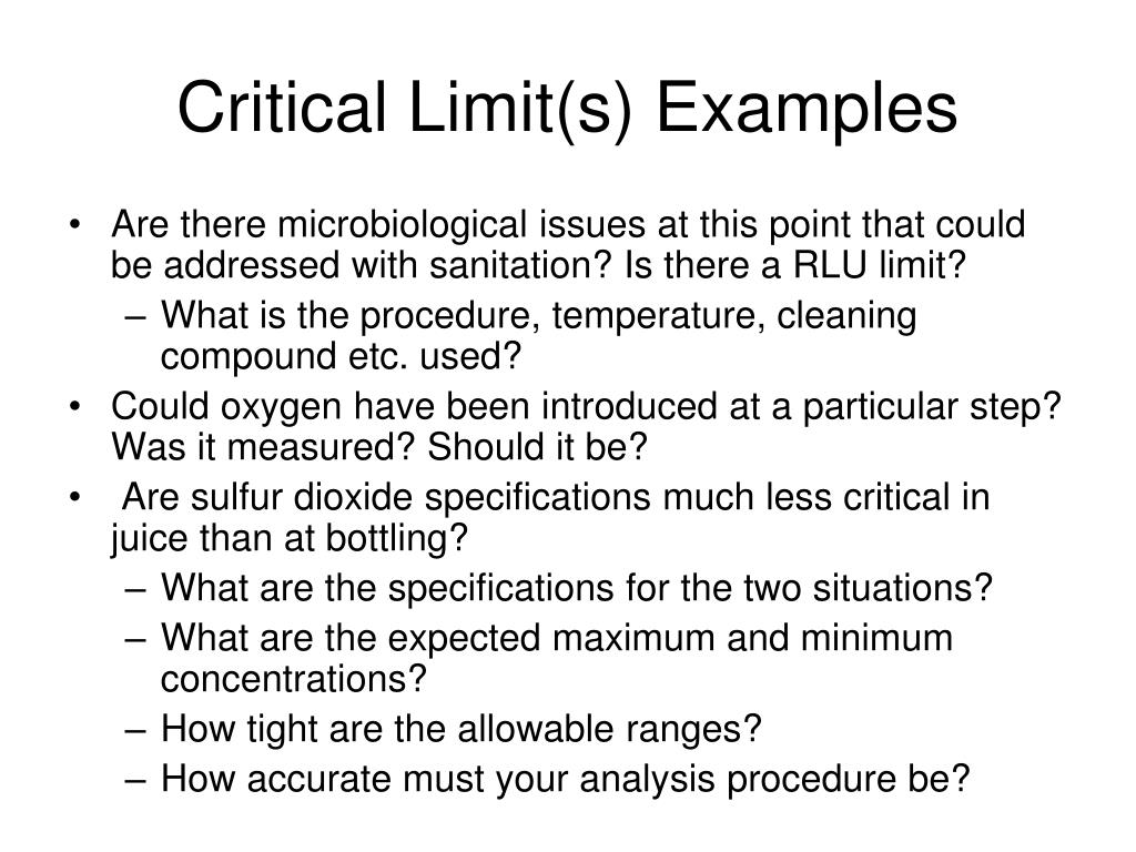 PPT - HACCP Concepts in Designing a Winery Sanitation/Quality Program ...