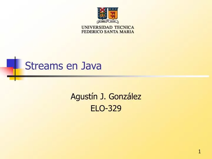 PPT - Streams en Java PowerPoint Presentation, free download - ID:1031230