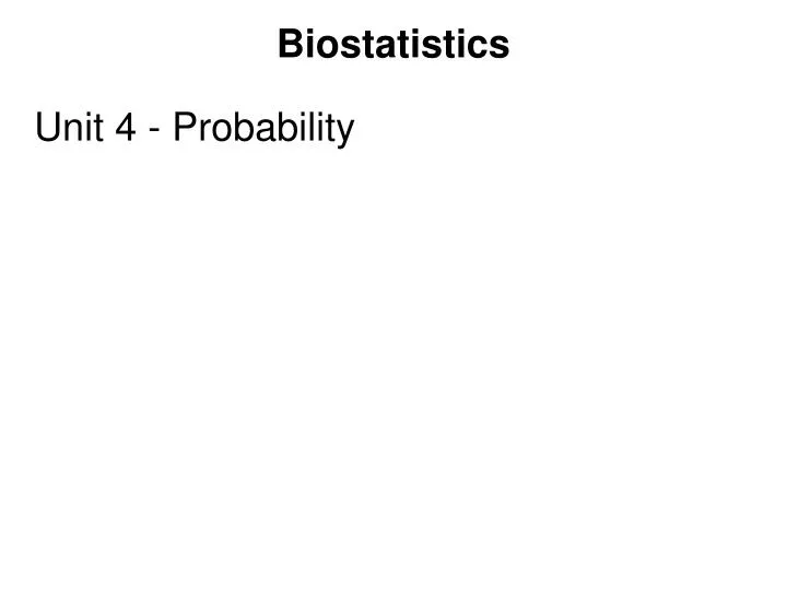 Ppt Biostatistics Powerpoint Presentation Free Download Id 1031763