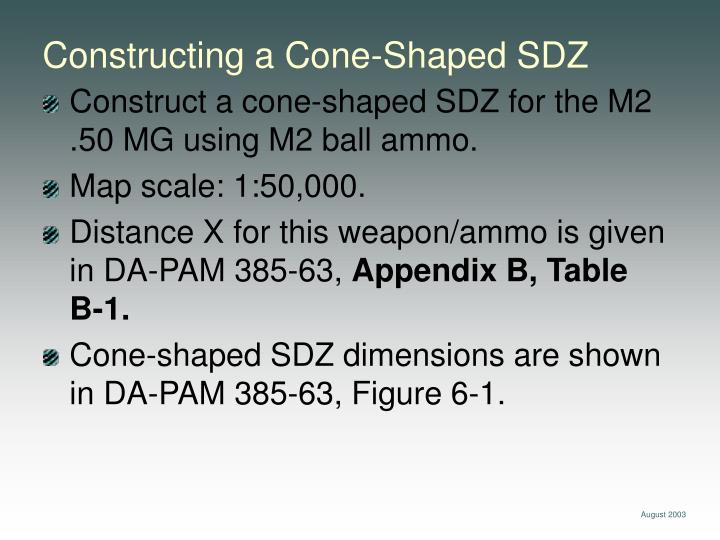 PPT - SDZ Construction: Single Firing Point, Single Target PowerPoint ...