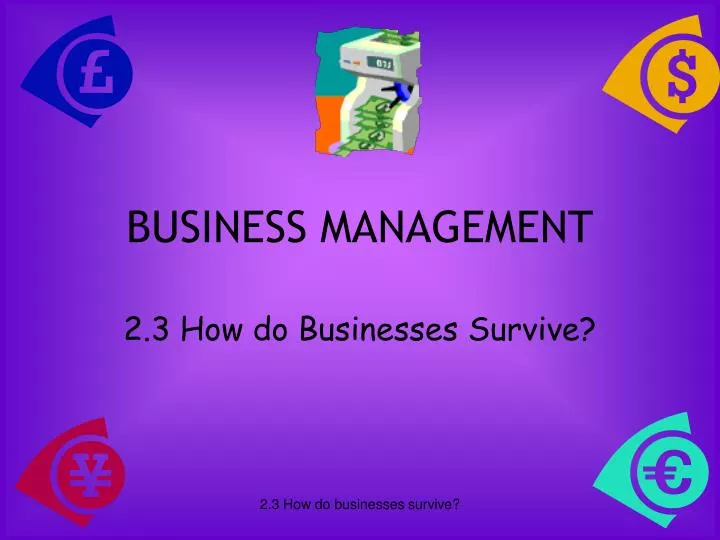 PPT - BUSINESS MANAGEMENT PowerPoint Presentation, free download - ID ...