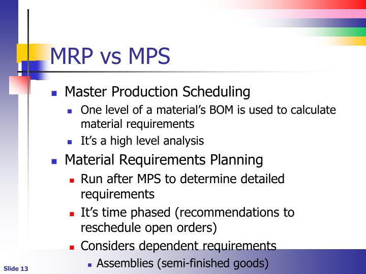PPT - The Material Requirements Planning Process PowerPoint ...