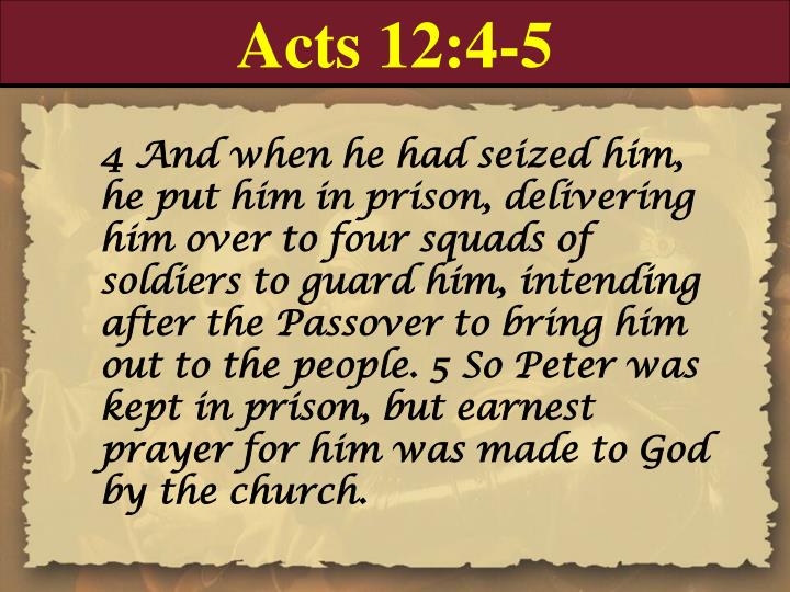 PPT - Book of Acts Chapter 12 PowerPoint Presentation - ID:1033329