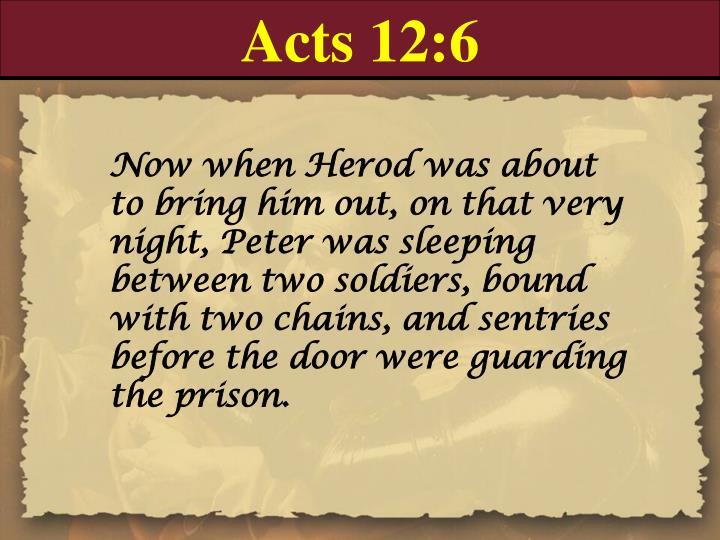 PPT - Book of Acts Chapter 12 PowerPoint Presentation - ID:1033329