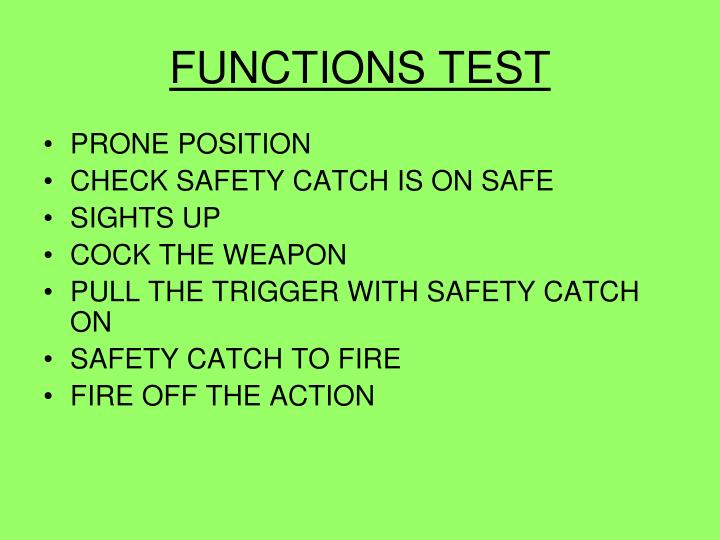 PPT - THE L98A2 CADET GENERAL PURPOSE RIFLE PowerPoint Presentation ...