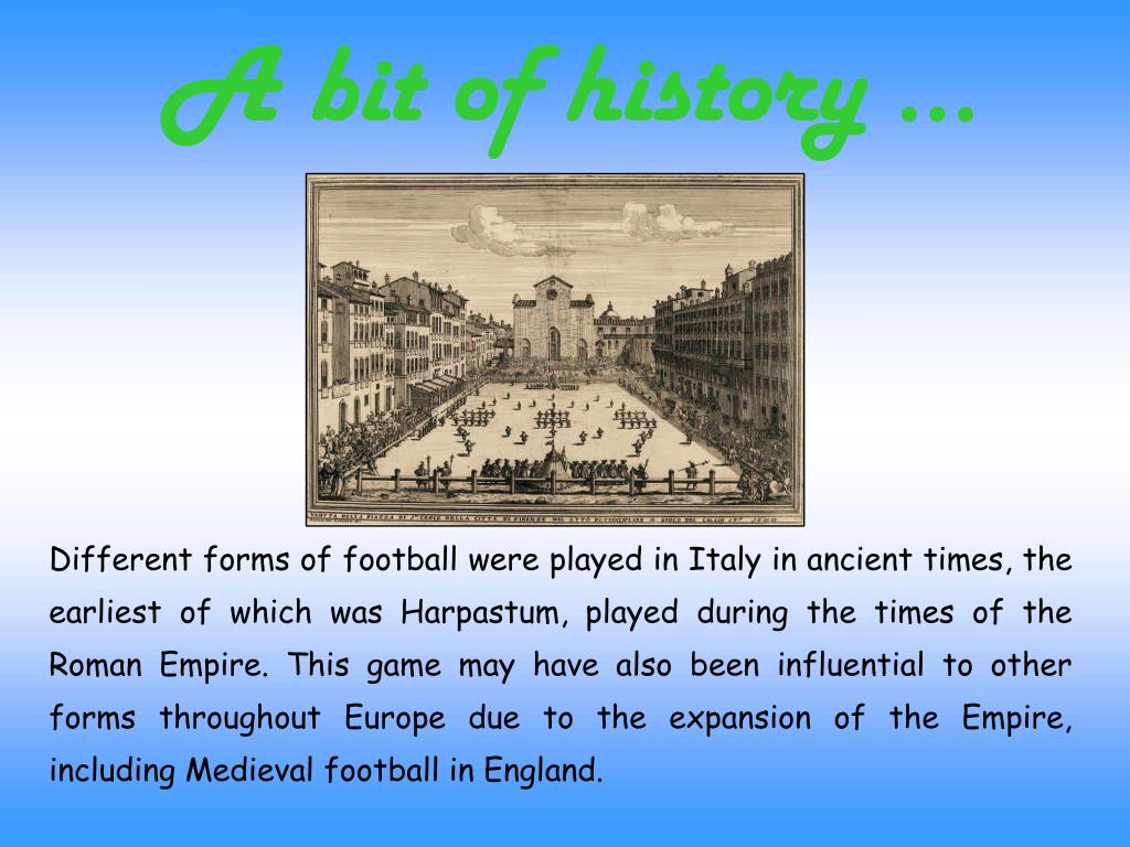 PPT - Football in Italy PowerPoint Presentation, free download - ID:1034669