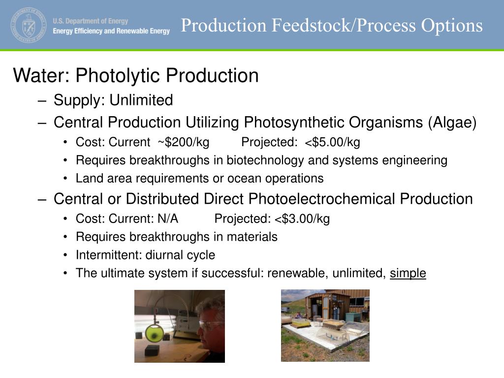 PPT - Hydrogen Production and Delivery: Pathways to Sustainable Energy ...