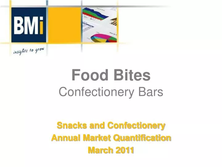 PPT - Food Bites Confectionery Bars PowerPoint Presentation, free ...