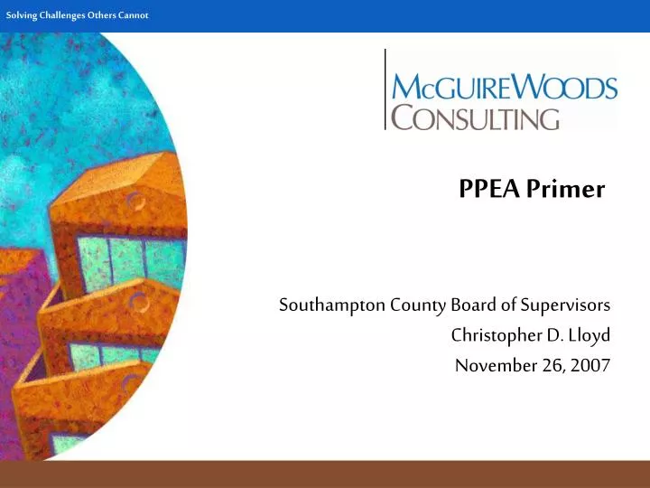 PPT - PPEA Primer PowerPoint Presentation, free download - ID:1036855