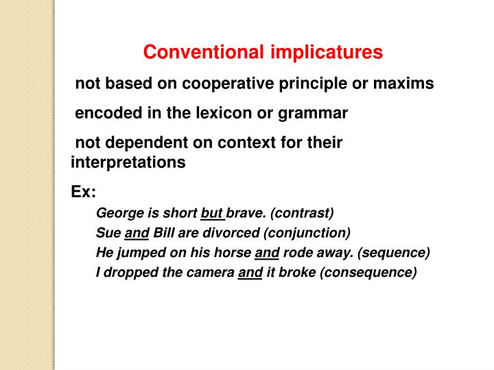 PPT - COOPERATION AND IMPLICATURE PowerPoint Presentation - ID:1037414