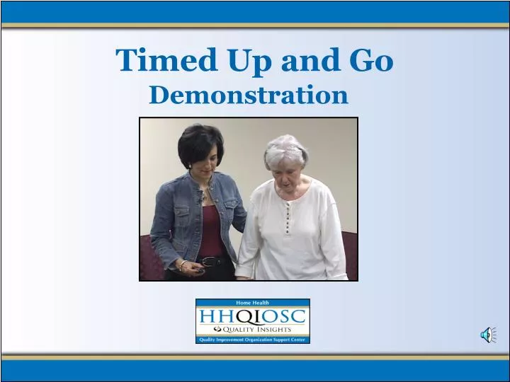 PPT - Timed Up and Go PowerPoint Presentation, free download - ID:1037780