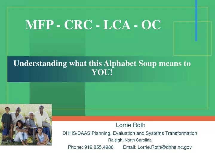 PPT - MFP - CRC - LCA - OC PowerPoint Presentation, free download - ID ...