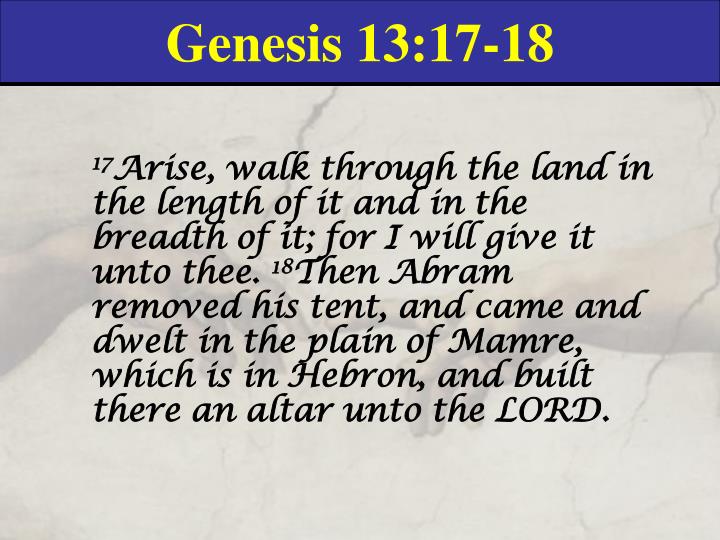 PPT - Genesis Chapter 13 PowerPoint Presentation - ID:1043340