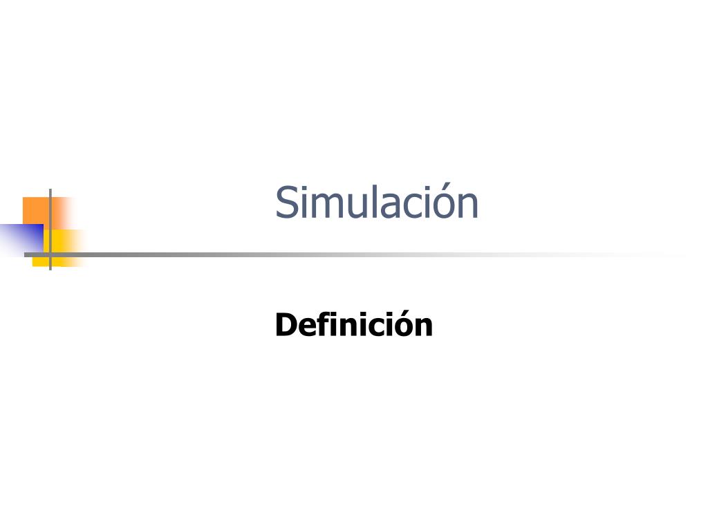 PPT - Introducción a la Simulación PowerPoint Presentation, free ...