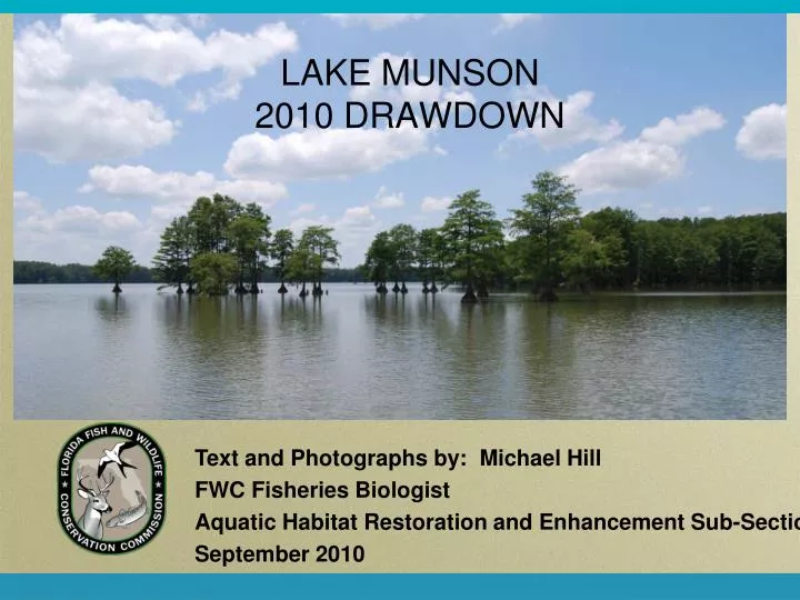 PPT - LAKE MUNSON 2010 DRAWDOWN PowerPoint Presentation, free download ...