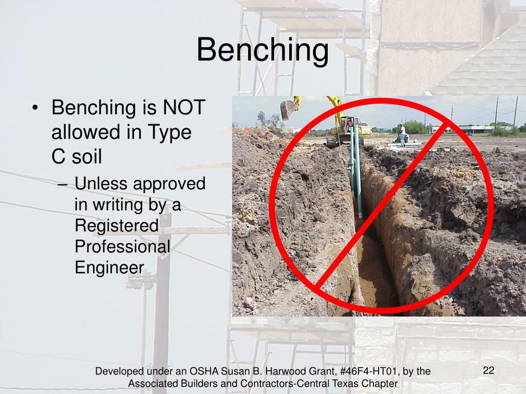 PPT - Excavation Safety for Residential Construction Susan B. Harwood ...
