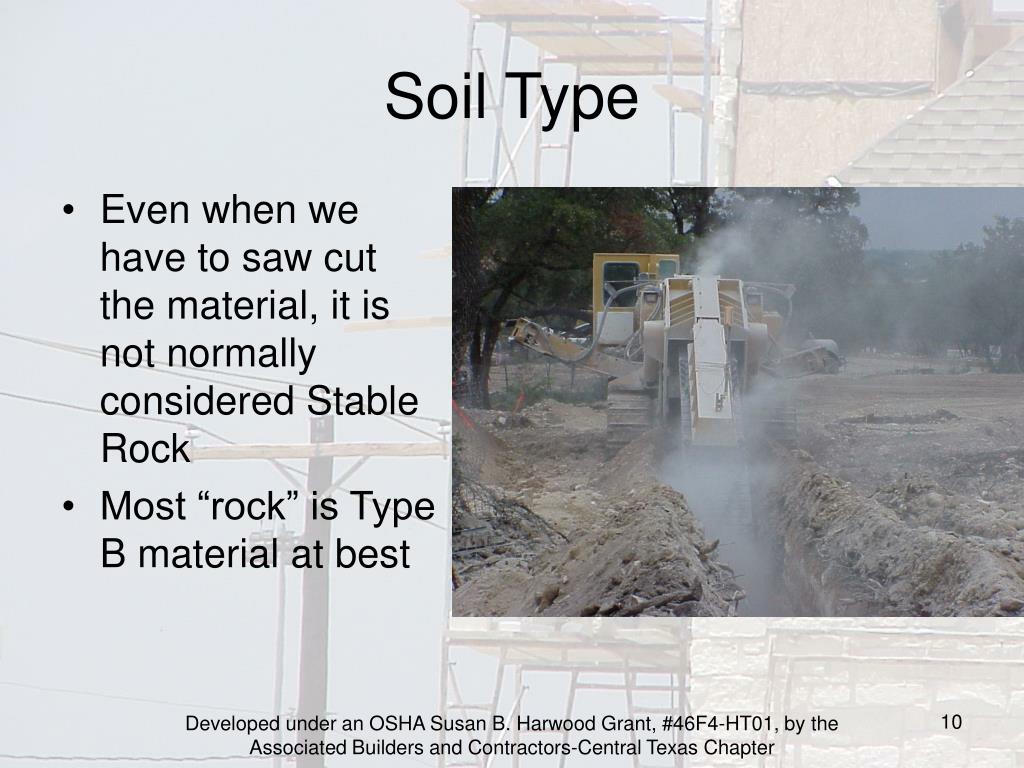 PPT - Excavation Safety for Residential Construction Susan B. Harwood ...