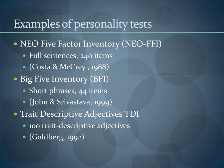 PPT - The Big Five PowerPoint Presentation - ID:1046641