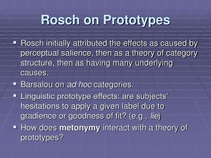 PPT - Classical Categories versus Experientially Based Categories ...