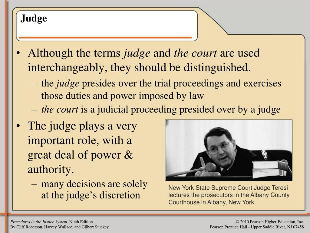 PPT - Chapter Eleven Trial - Roles of Major Participants PowerPoint ...