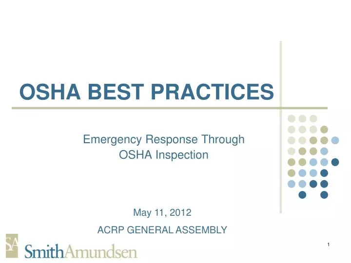 PPT - OSHA BEST PRACTICES PowerPoint Presentation, free download - ID ...