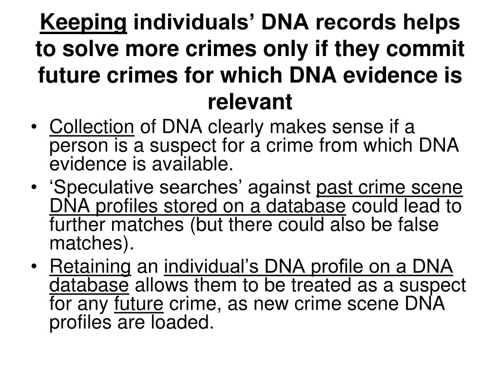 PPT - The UK DNA database and the European Court of Human Rights ...