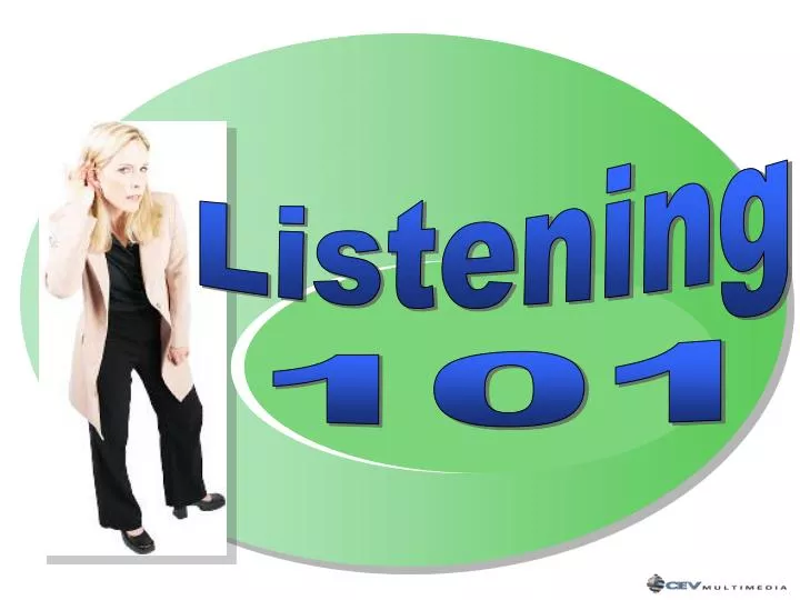 PPT - Listening PowerPoint Presentation, free download - ID:1049777