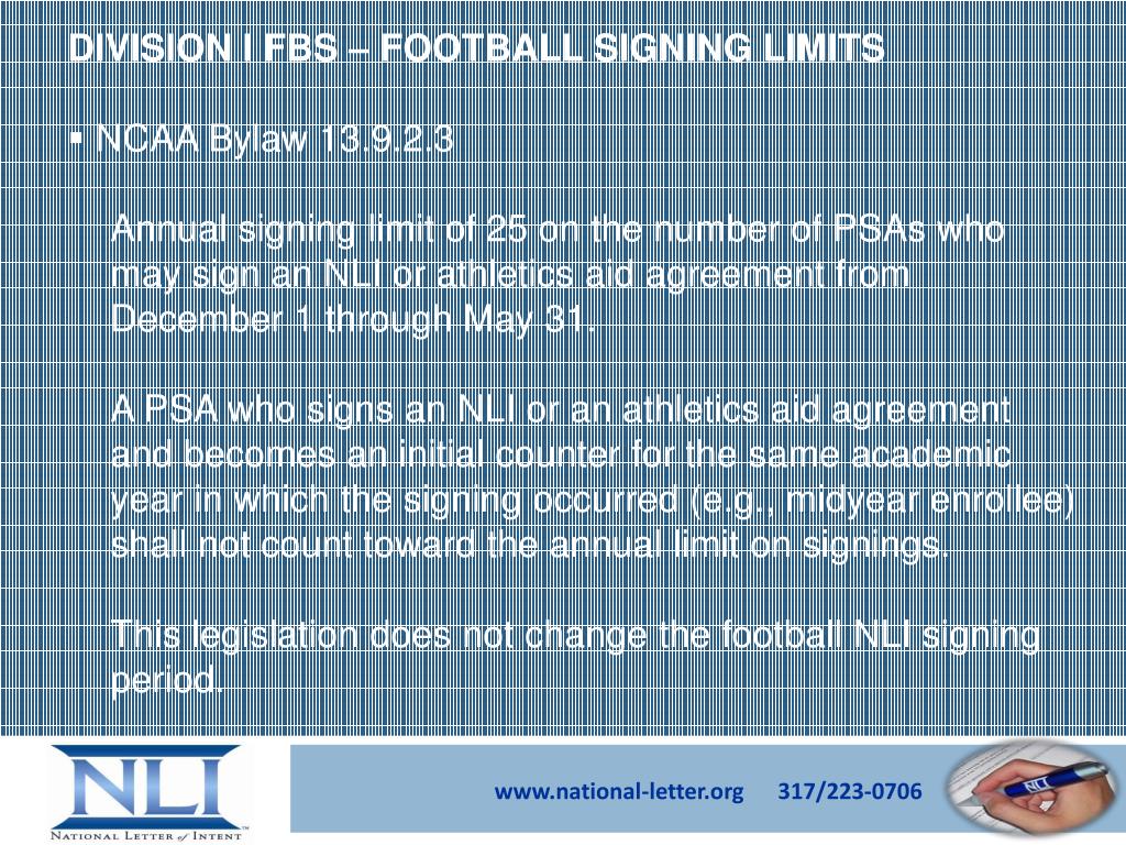 PPT - NATIONAL LETTER OF INTENT PowerPoint Presentation, free download ...