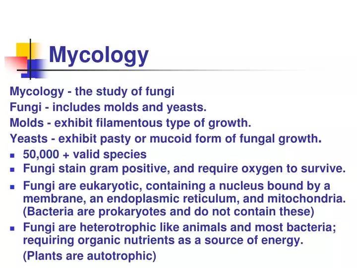 PPT - Mycology PowerPoint Presentation, free download - ID:1050105