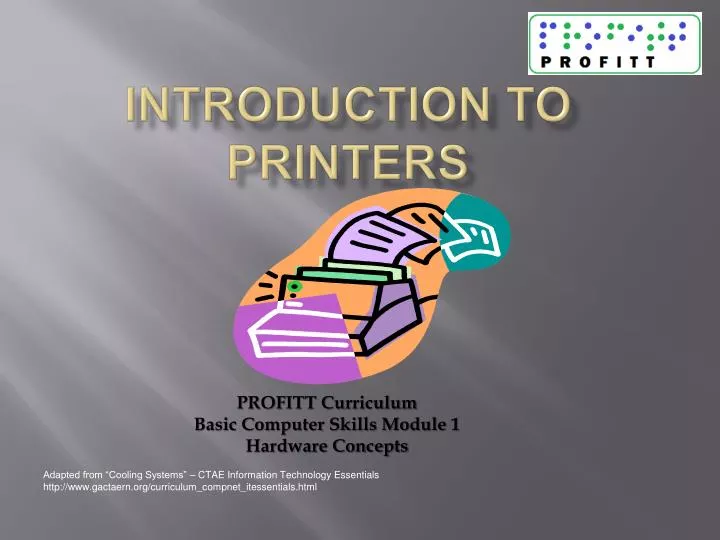 PPT - Introduction to Printers PowerPoint Presentation, free download ...
