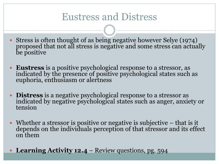 PPT - Chapter 12: Stress and Health PowerPoint Presentation - ID:1051366